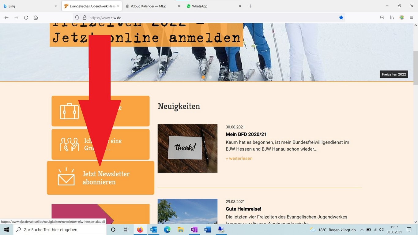 Evangelisches Jugendwerk Hessen e.V.: JETZT anklicken und unbedingt ...